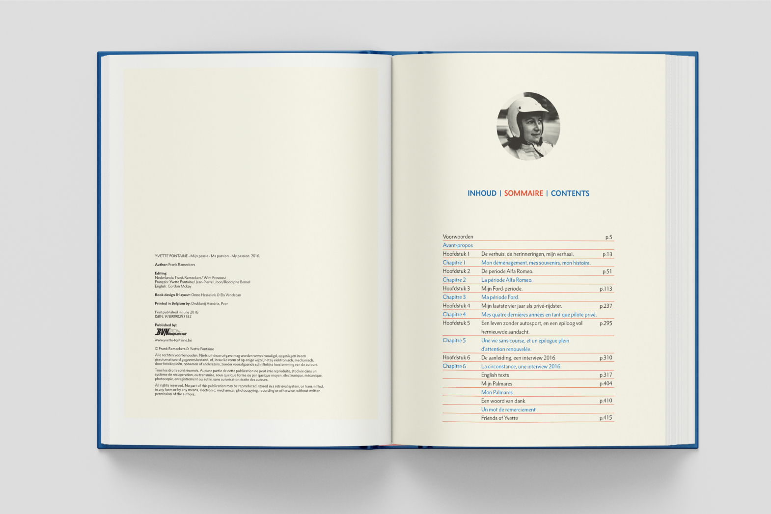 Yvette Fontaine – Book design - Onno + Els - Graphic Designer